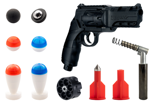 Mercury Rise Torpedo Revolver .50 Caliber Training Pistol Paintball Gu